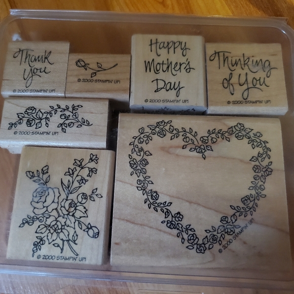 Stampin' Up! | Art | Wreath Of Roses Stampin Up Set | Poshmark